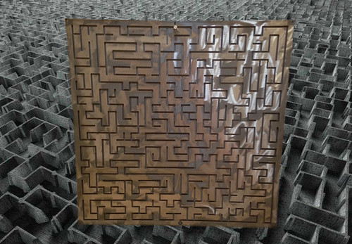 Metal maze ("ways") 50*60 cm | ecodecor