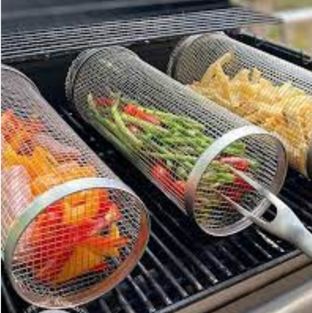 Rolling Braai Basket | SaffaKitchen