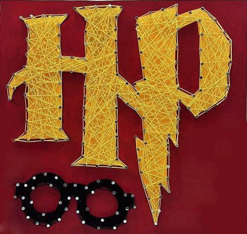 Harry Potter (HP) String Art | look-what-i-made