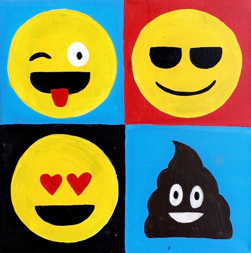 Emoji Grid Canvas | look-what-i-made