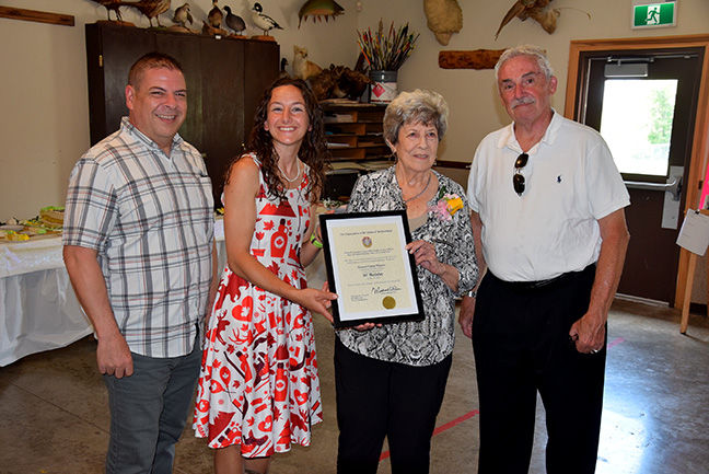 Local historian recognized for her 90th birthday