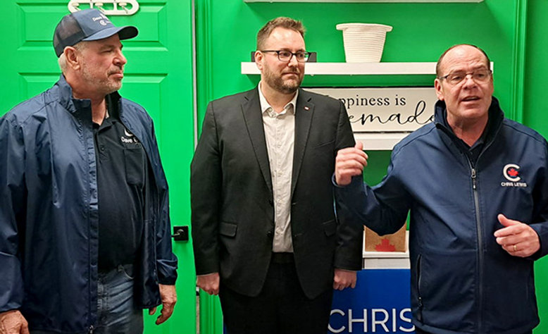 Conservative candidate Lewis officially launches campaign