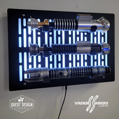 Triple Wall Mount | Vader's Sabers