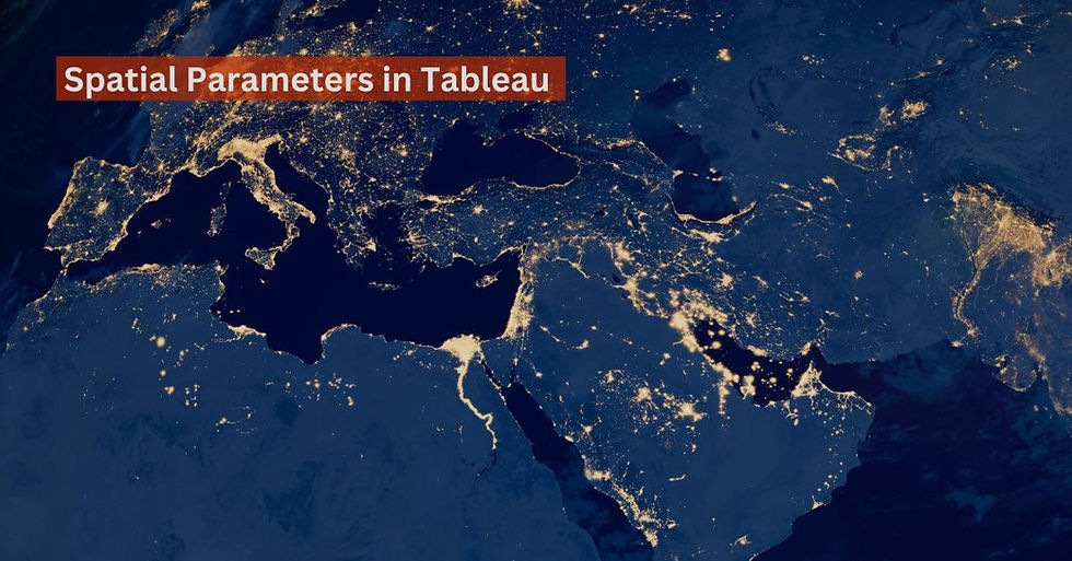 Unlocking Geospatial Insights: Master Spatial Parameters in Tableau
