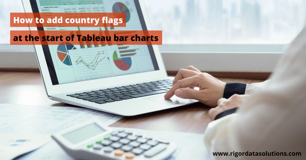 How to add country flags at the start of Tableau bar charts