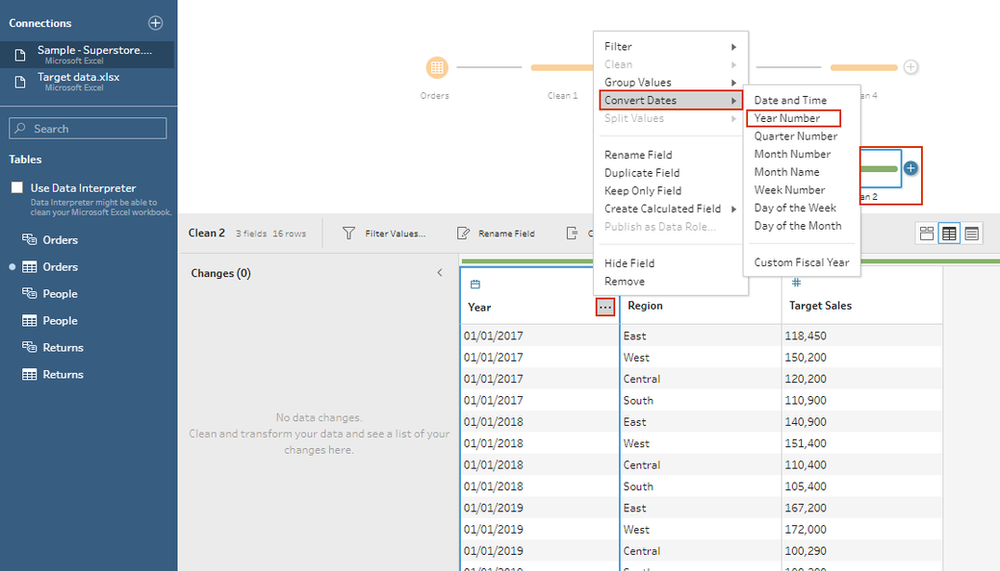 Aggregating Data in Tableau Prep