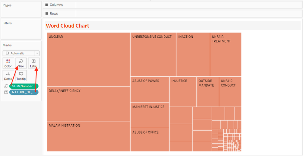 How to Create Tableau Word Cloud