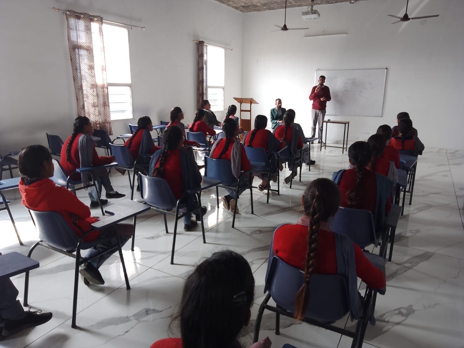 Govt. School Students Visit JGI Campus