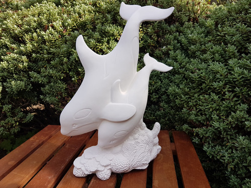 Paint Your Own Ceramic Whales Kit | ArtyPax | United Kingdom