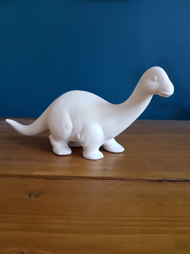 Paint Your Own Ceramic Brontosaurus Kit | ArtyPax | United Kingdom
