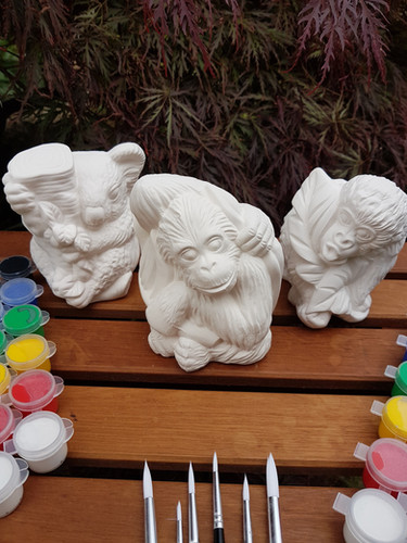 Endangered Animal Pottery Painting Party Kit | ArtyPax | United Kingdom