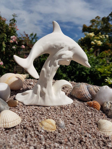 Paint Your Own Pottery Dolphin Kit | ArtyPax| GB