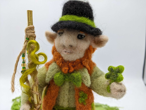 Luck of the Irish | Needle Felted Leprechaun Sculpture | OOAK ...
