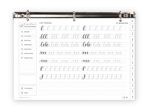 Lettering Sheet [Compact] | Wracon