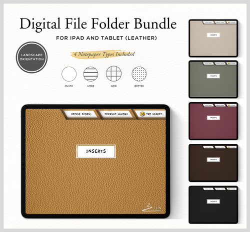 Digital File Folder (Autumn Landscape Bundle) | Wracon
