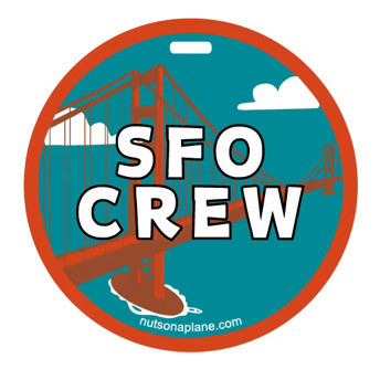 FlexiFly Crew Base Tag - SFO | Nutsonaplane.com