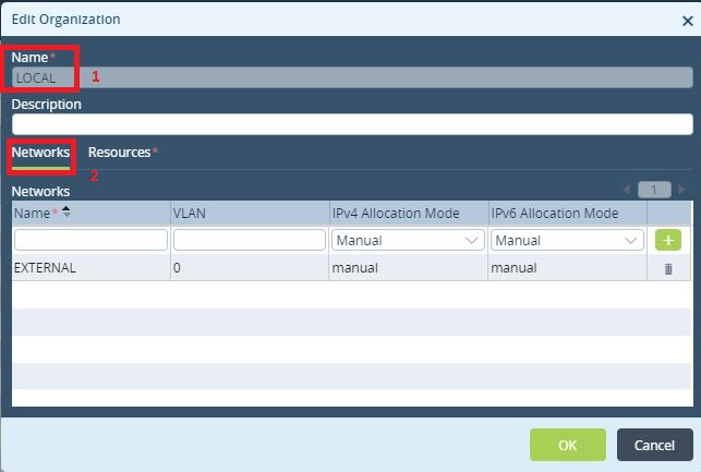 Versa Service-Vnf Router for Two Controllers