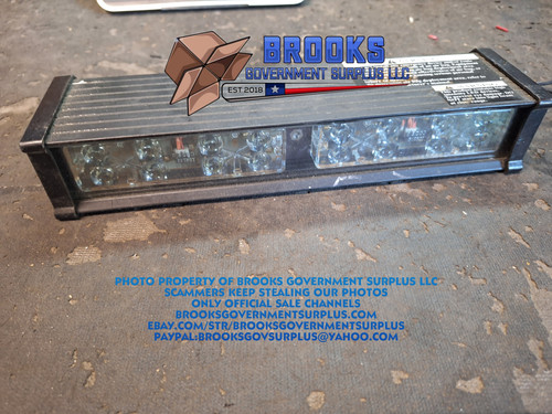 Code 3 deck light RED BLUE SPLIT | Brooks Gov Surplus