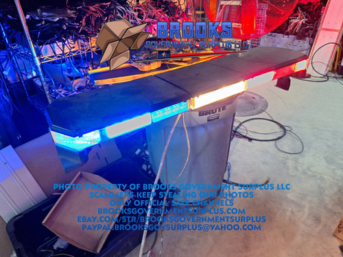 Code 3 RED BLUE lightbar 49 in | Brooks Gov Surplus