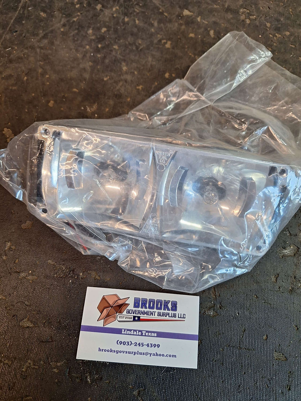Whelen mini sidebar Reflector dual halogen | Brooks Gov Surplus