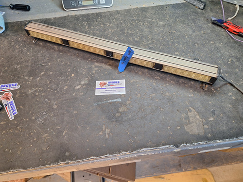 Code 3 XT604 red blue lightstick 3 red leds out | Brooks Gov Surplus