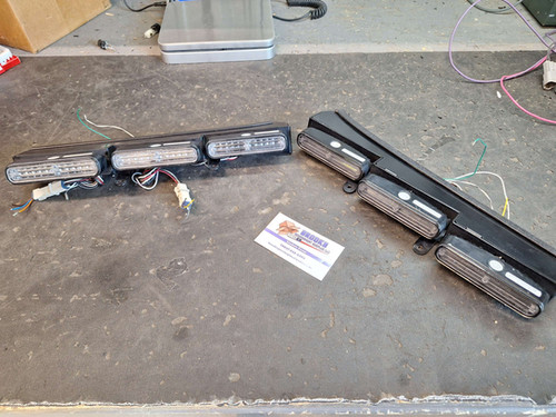 Whelen outer edge spoiler 2020 ford interceptor utility explorer RED ...