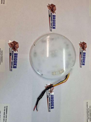 Whelen 6 inch round compartment light white/red led USED 60CREGCS ...