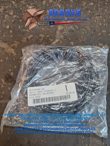 Whelen Cencom Extension Cable 24 ft NEW CAN NETWORK 46-0743359-24A ...