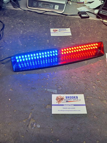Whelen slim miser led series RED BLUE USED SMLLBR | Brooks Gov Surplus