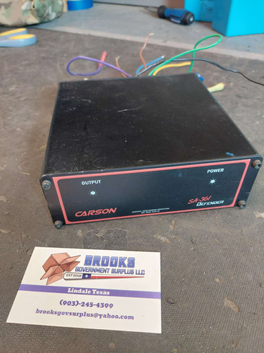Carson SA-361-10 defender siren amplifier remote | Brooks Gov Surplus
