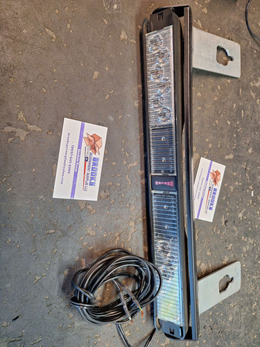 Whelen slimlighter with custom crown vic visor brackets | Brooks Gov ...