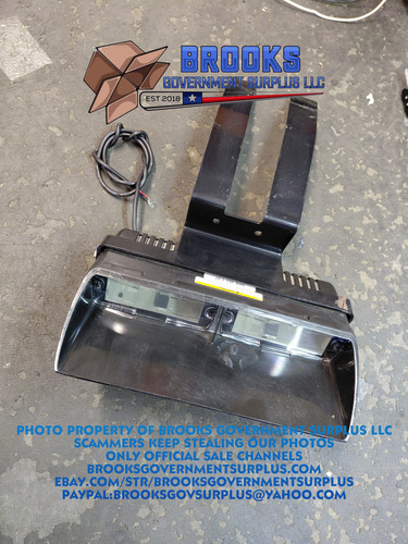 Federal Signal Dual Viper S2 dash light RED BLUE with bracket | Brooks ...