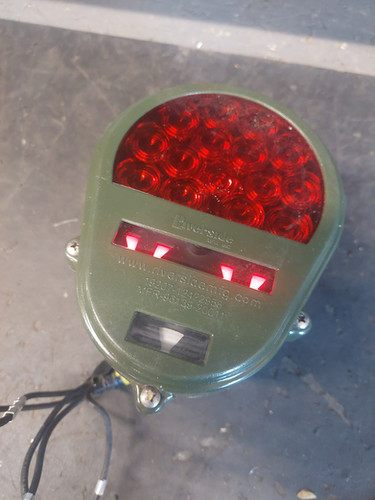 Riverside US Military Od Green LED Brake Light | Brooks Gov Surplus