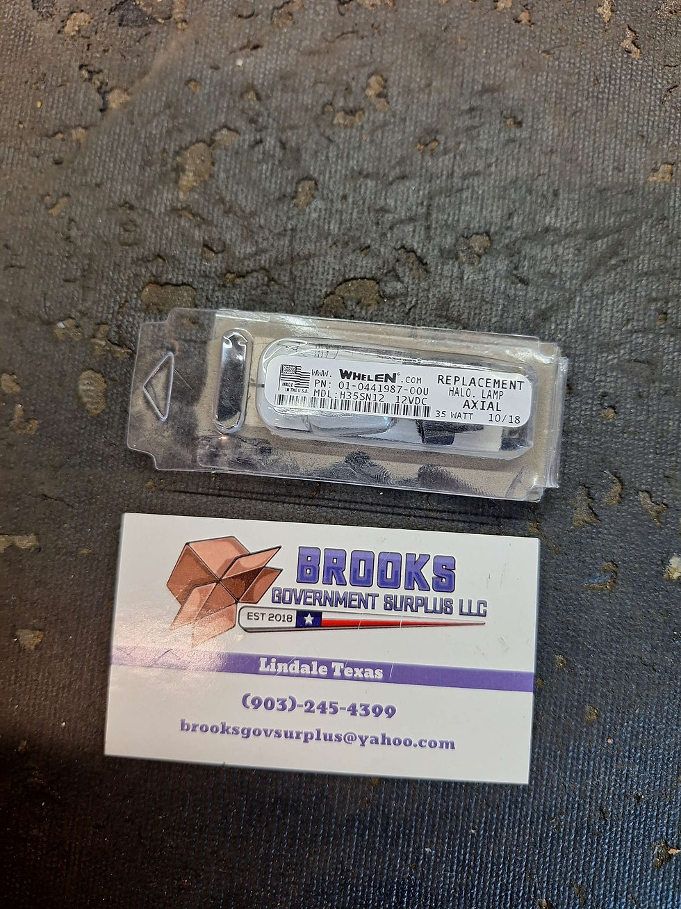 Whelen H35SN12 replacement halo lamp 35 watt NEW | Brooks Gov Surplus