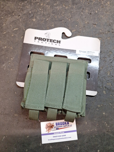 Protech Tactical Ammo Mag Pouch Triple Side Arm Molle OD GREEN NEW ...