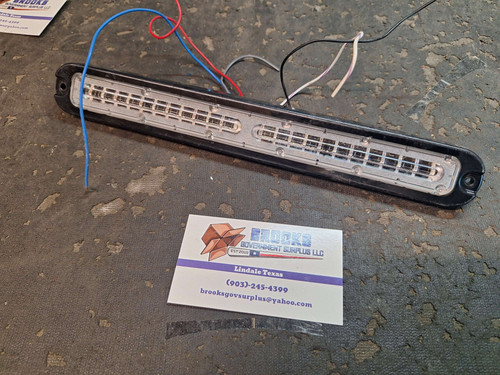 Whelen strip lite plus warning DUO RED BLUE | Brooks Gov Surplus