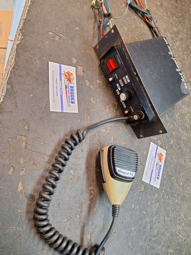 Whelen 295HFSA1 200 watt siren amplifier with jotto desk bracket # ...