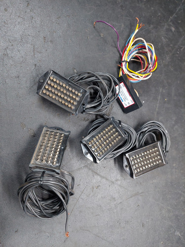 Sho Me red amber led mighty mite led kit with flasher | Brooks Gov Surplus