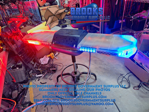 Code 3 LED X 2100 lightbar 48 in RED BLUE WITH TOP SPEAKER | Brooks Gov ...
