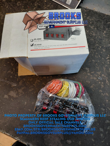 Sho Me 4 position switch box NEW 05.4040 | Brooks Gov Surplus
