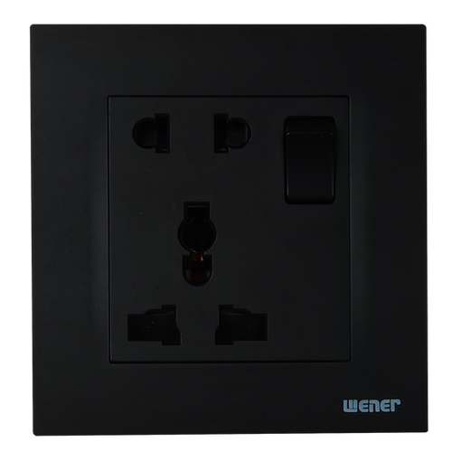 5 Pin Multi Socket with Switch | Wener