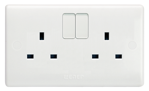3 Pin Flat Socket (Dual) | Wener