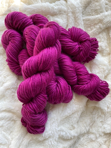Merino Wool and Silk color fuchsia | Chic Cozy Yarn Sho