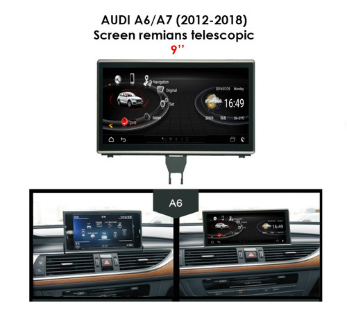 Screen upgrade for Audi A6 C7 2012-2018 9" | Mozart Electronics
