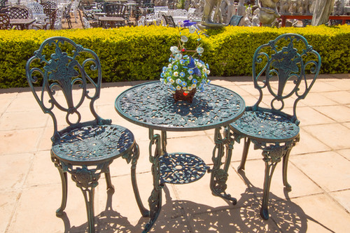 2 Seater Rose Table (62cm) with Rose Chairs | Patio Namibia