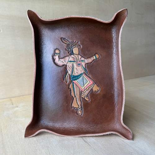 Valet Tray - Male Dancer | Redeye Leather Co