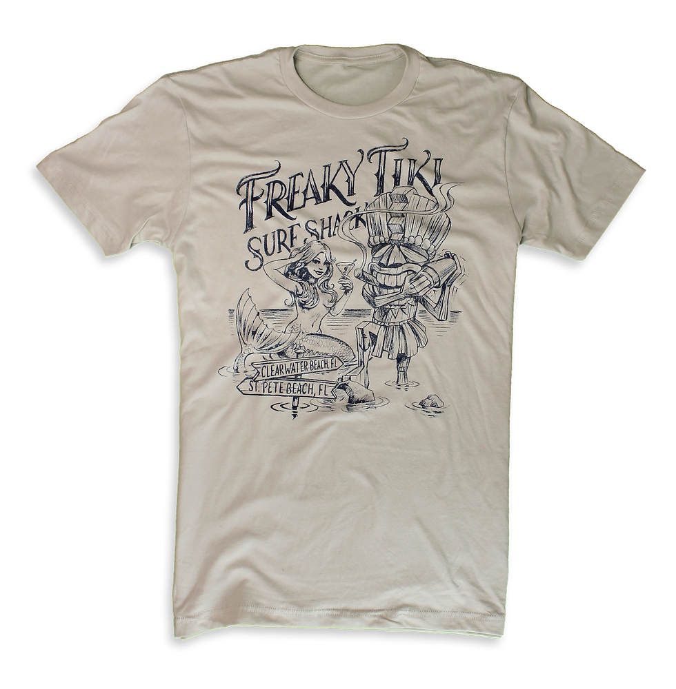 Graphic Tee | Freaky Tiki Surf Shack 3/3