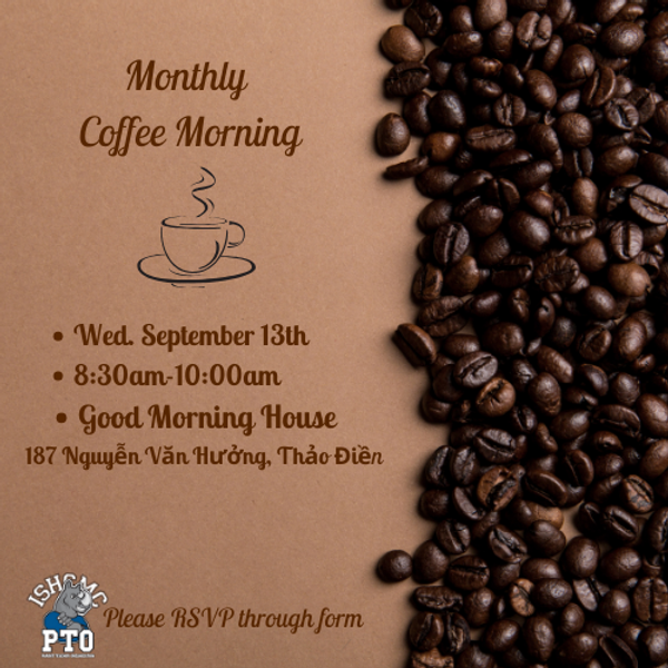 PTO Coffee Morning Sign Up - September 13th