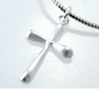 Josefine | Silver Necklace, Cross | Geolinonline