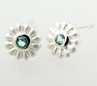 Josefine | Flower Earrings, Silver | Geolinonline